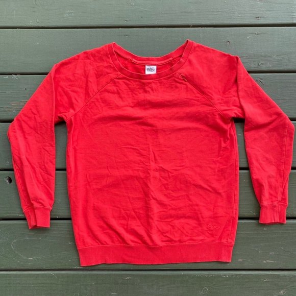 Nike | Tops | Vintage Nike 6 Bright Red Sweatshirt | Poshmark